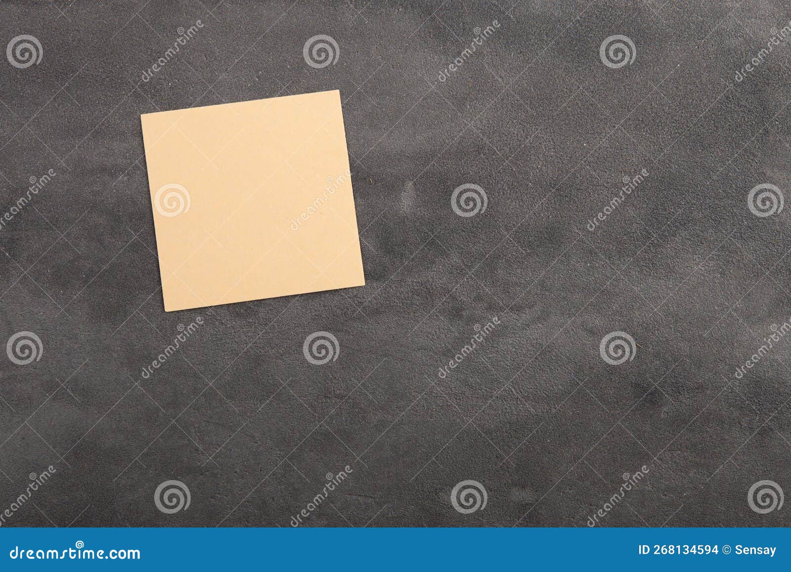 Colorful Sticky Notes on the Blank Blackboard Stock Photo - Image of ...