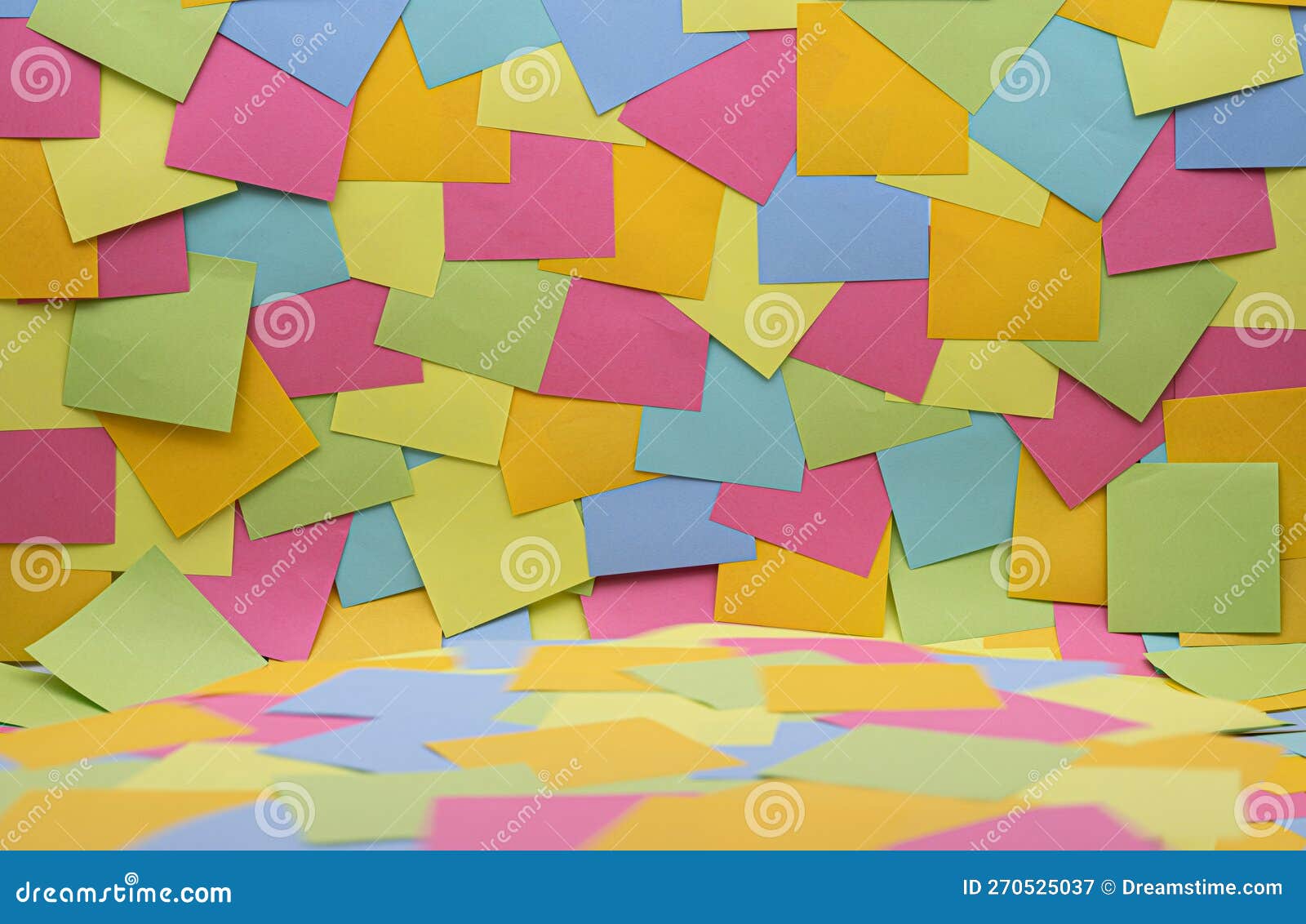 Colorful Sticky Notes on the Board. Stock Image - Image of accessory ...