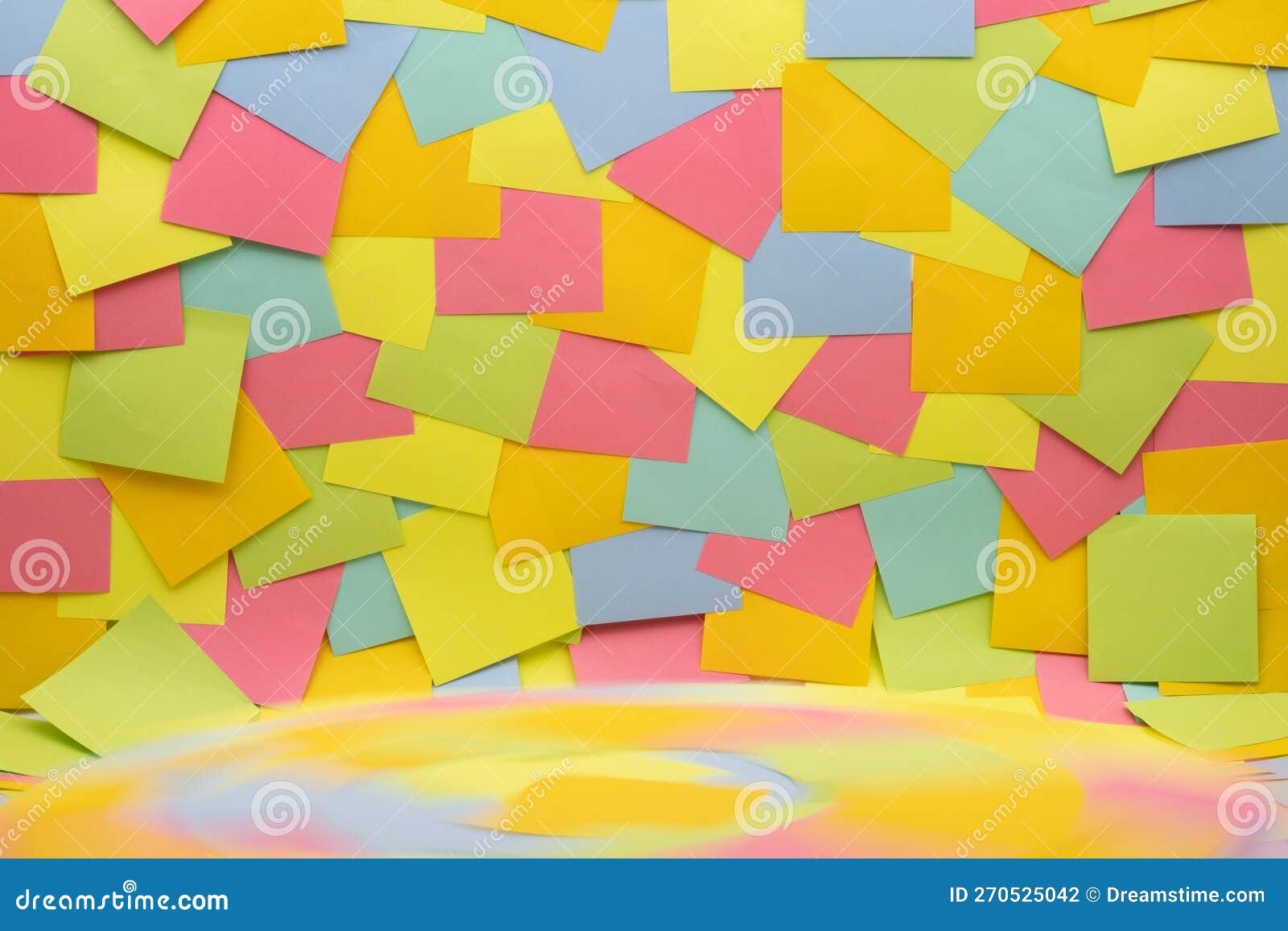 Colorful Sticky Notes on the Board. Stock Photo - Image of office ...