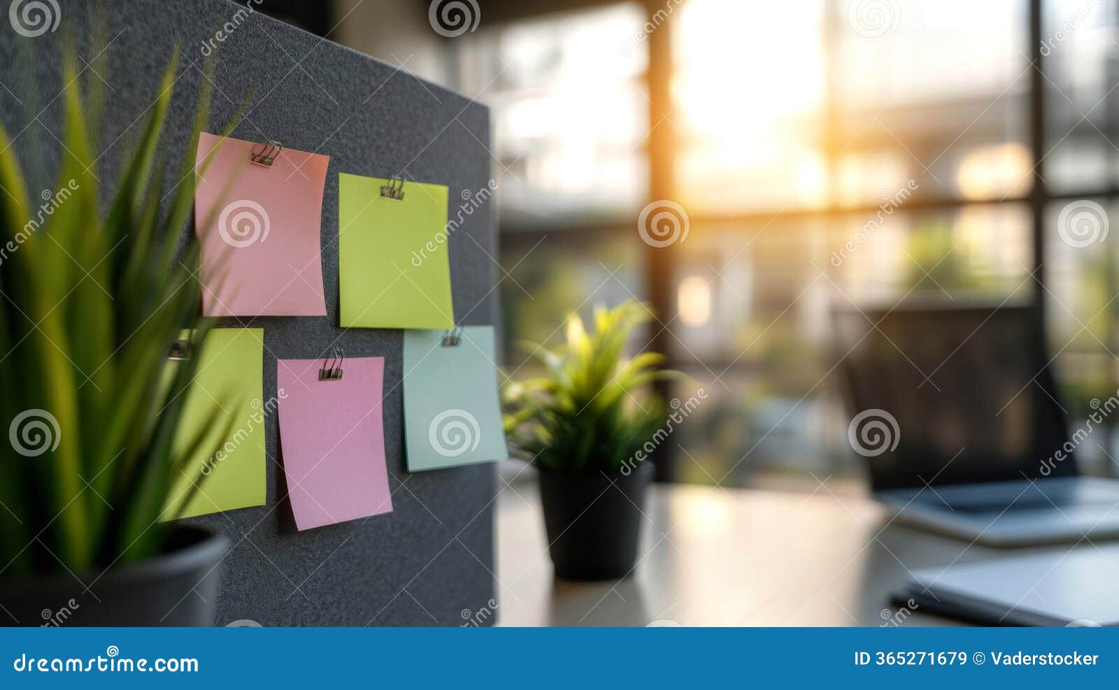 Office Board. Task Stickers On Boards Surface. Scrum Or Agile ...