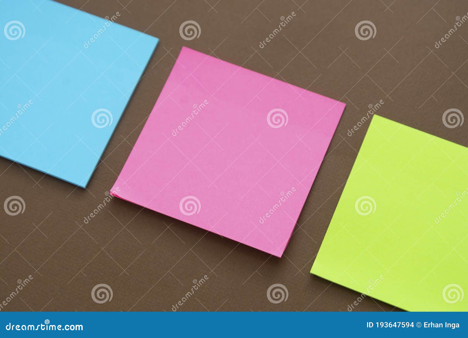 Colorful Sticky Notes Mock Up, Copy Space Stock Photo - Image of space ...