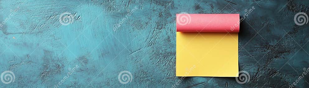 Colorful Sticky Notes on a Textured Blue Background, Perfect for ...