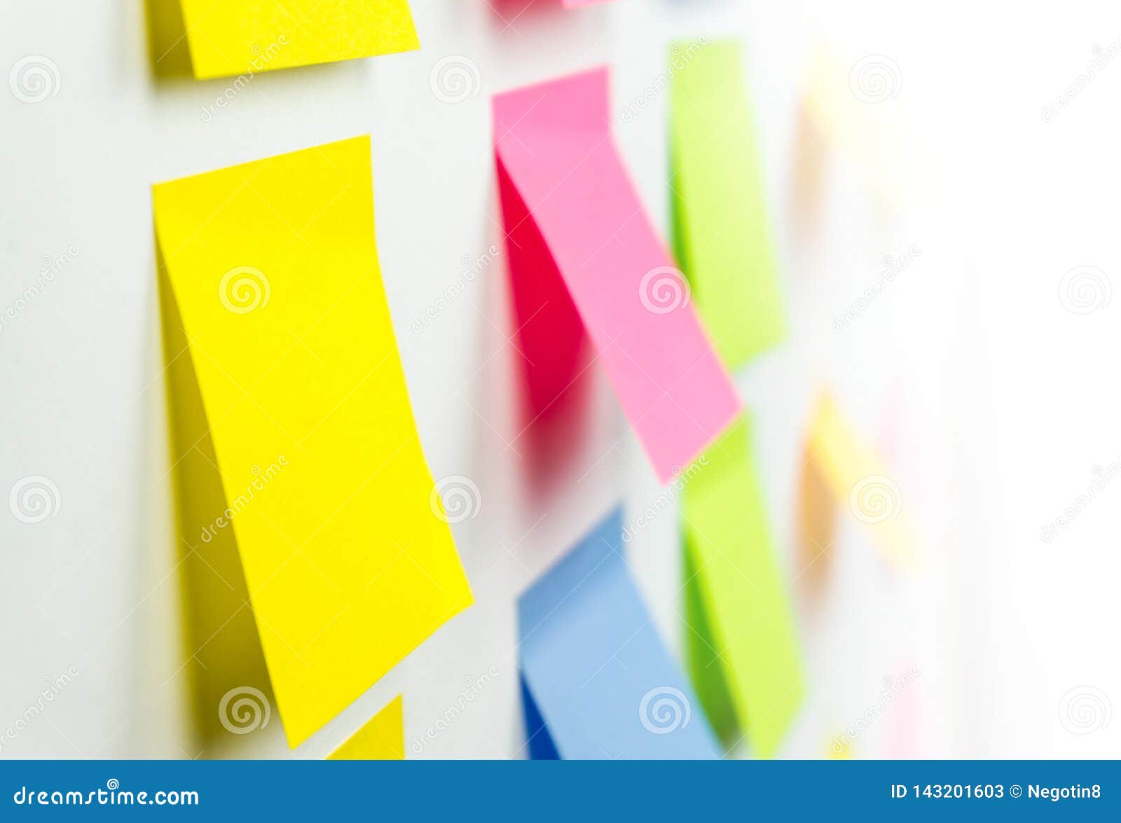 Colorful Sticky Post it Notes Stock Image - Image of creativity ...