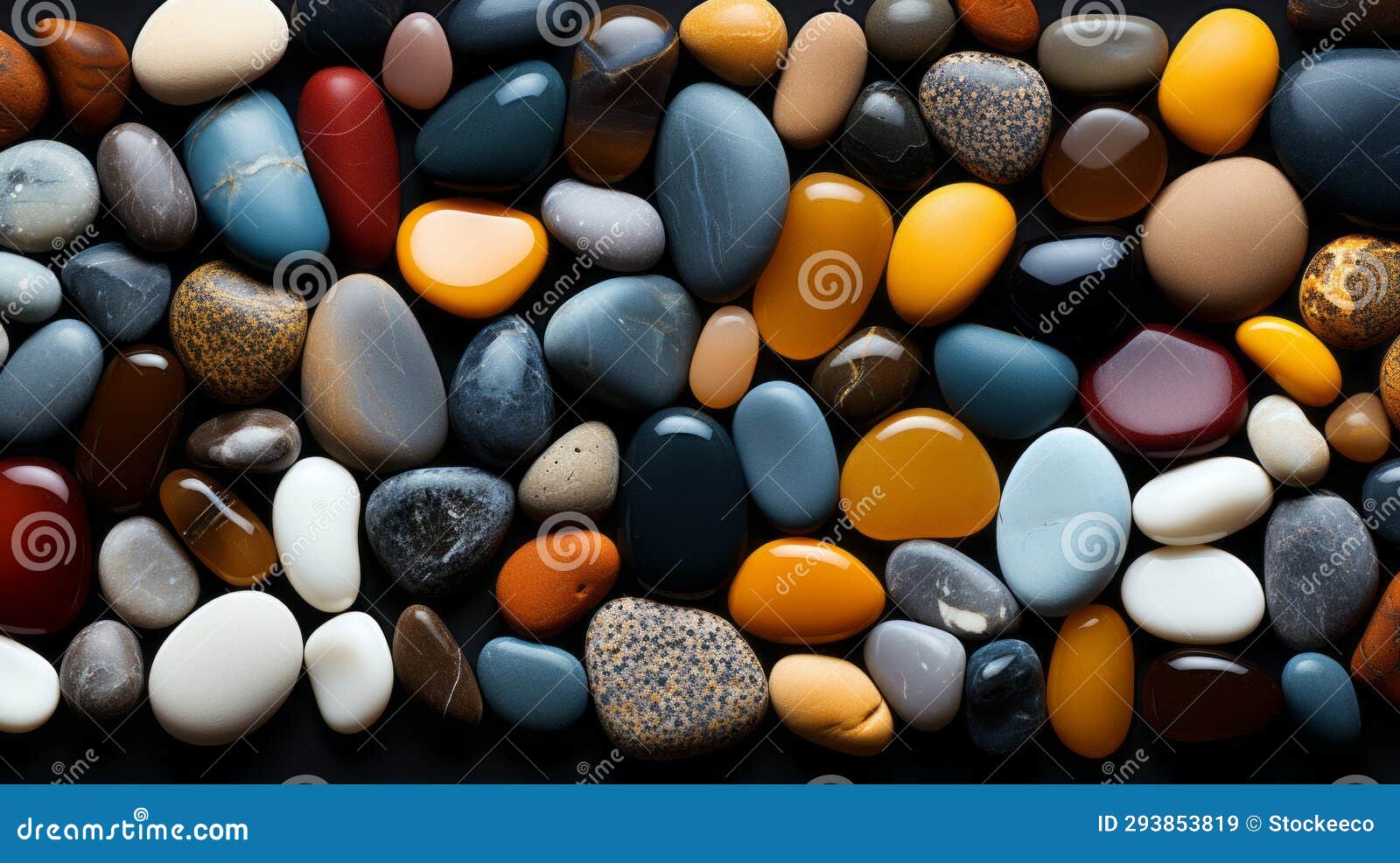 Colorful Stone Arrangement: Darktable Processing with Naturalistic ...