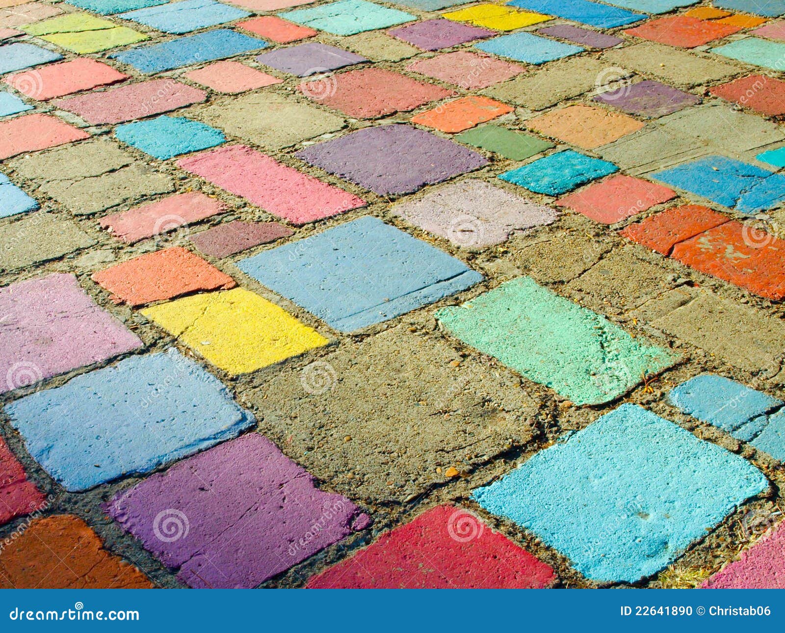 Colorful Stone Floor stock photo. Image of floor, pastel - 22641890