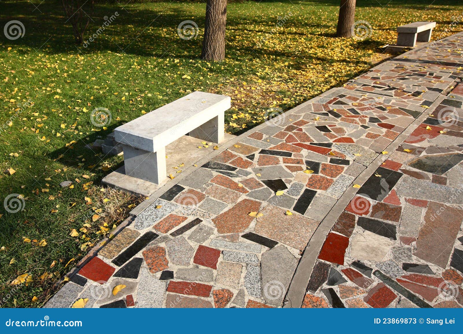 Colorful stone road stock image. Image of season, beijing - 23869873