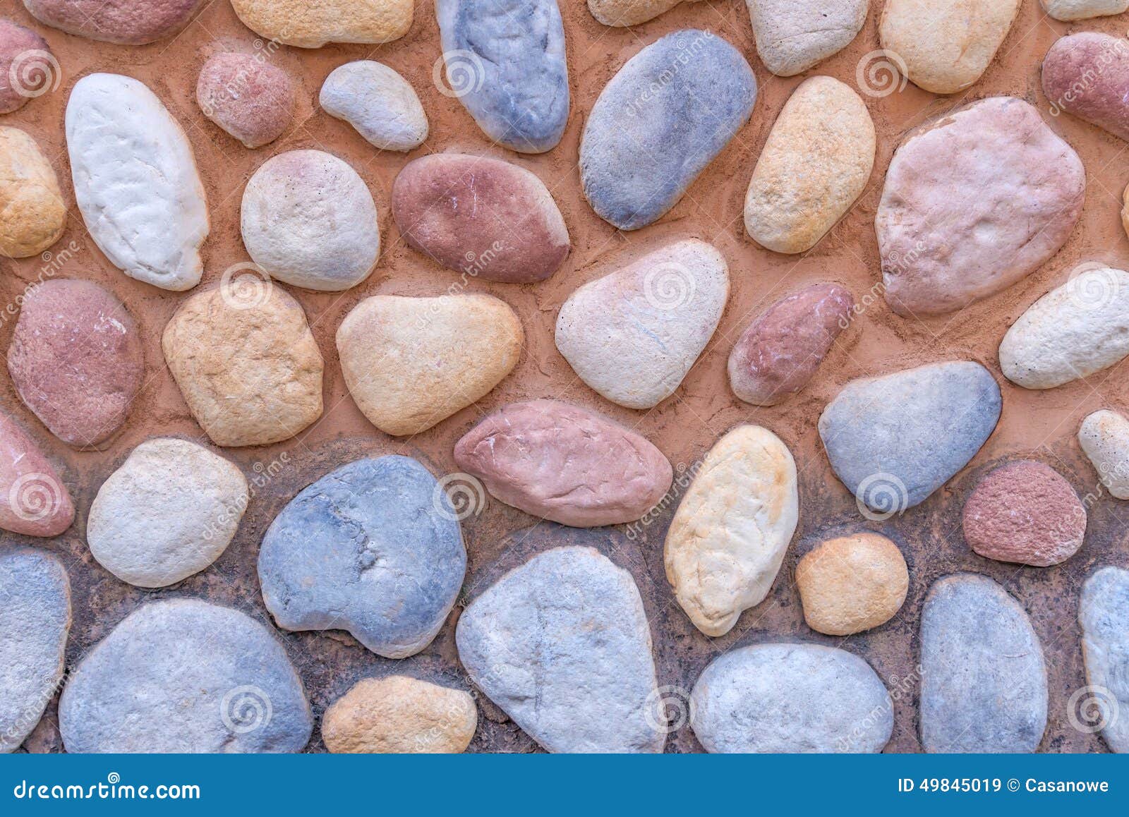 Colorful of Stone Wall Texture for Background Stock Image - Image of ...