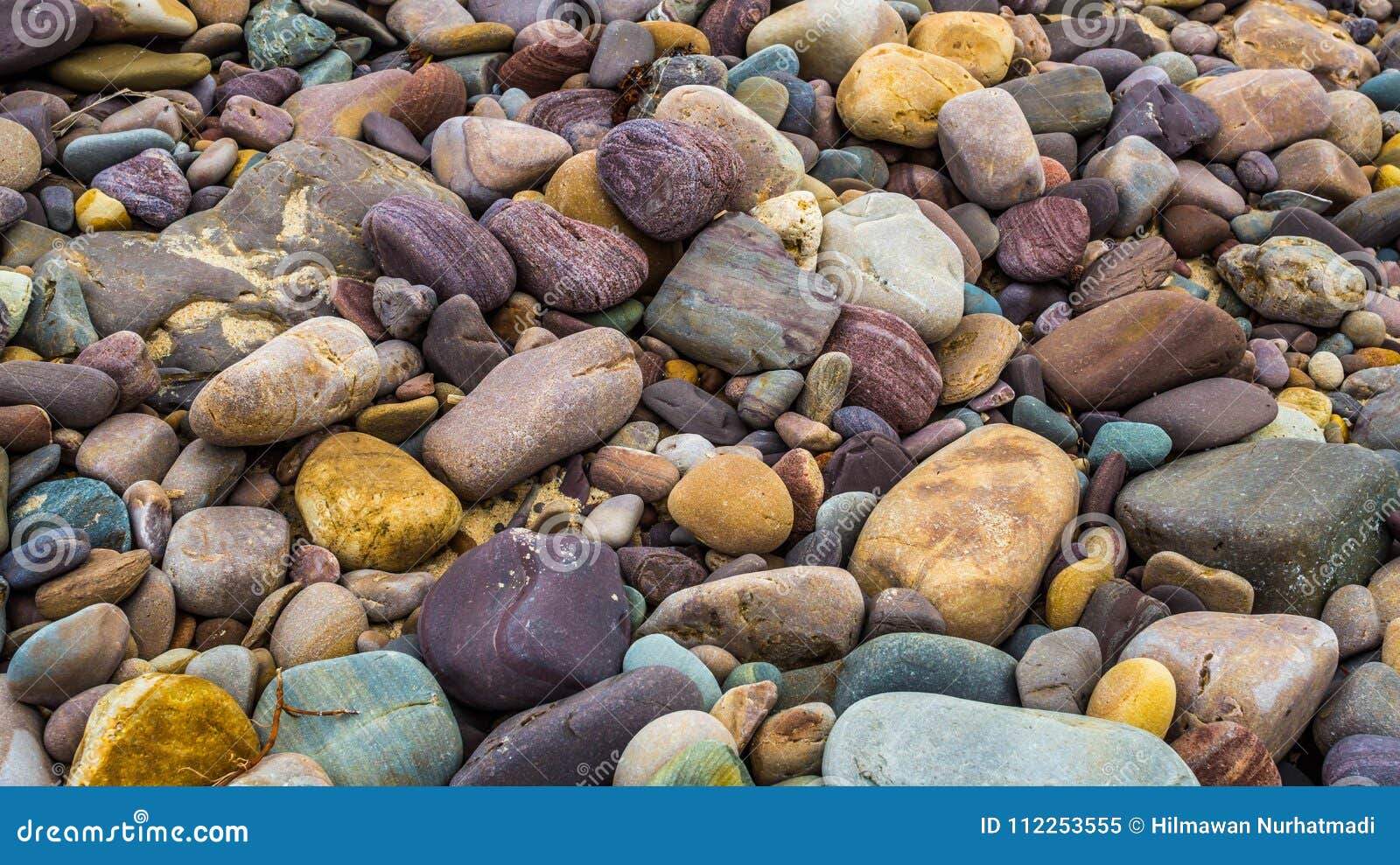 Colorful Stones in the Beach Stock Image - Image of shape, beach: 112253555