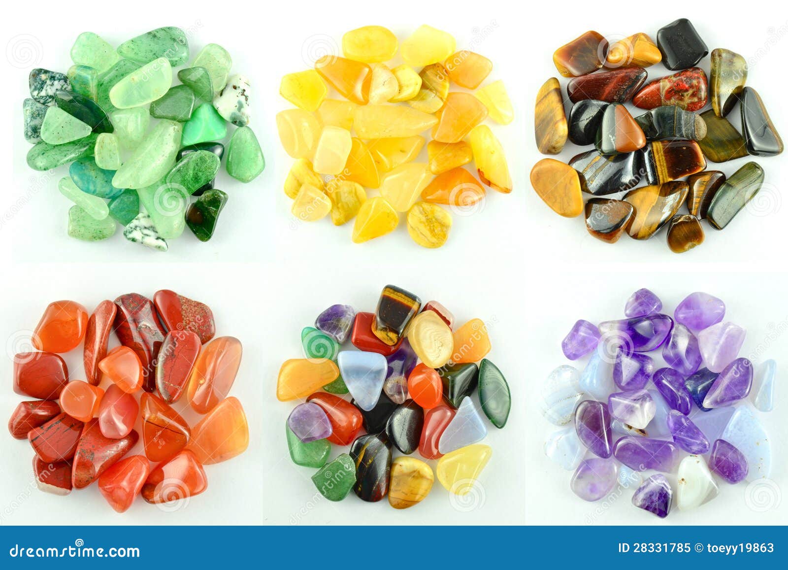 Colorful stones isolated stock image. Image of black - 28331785