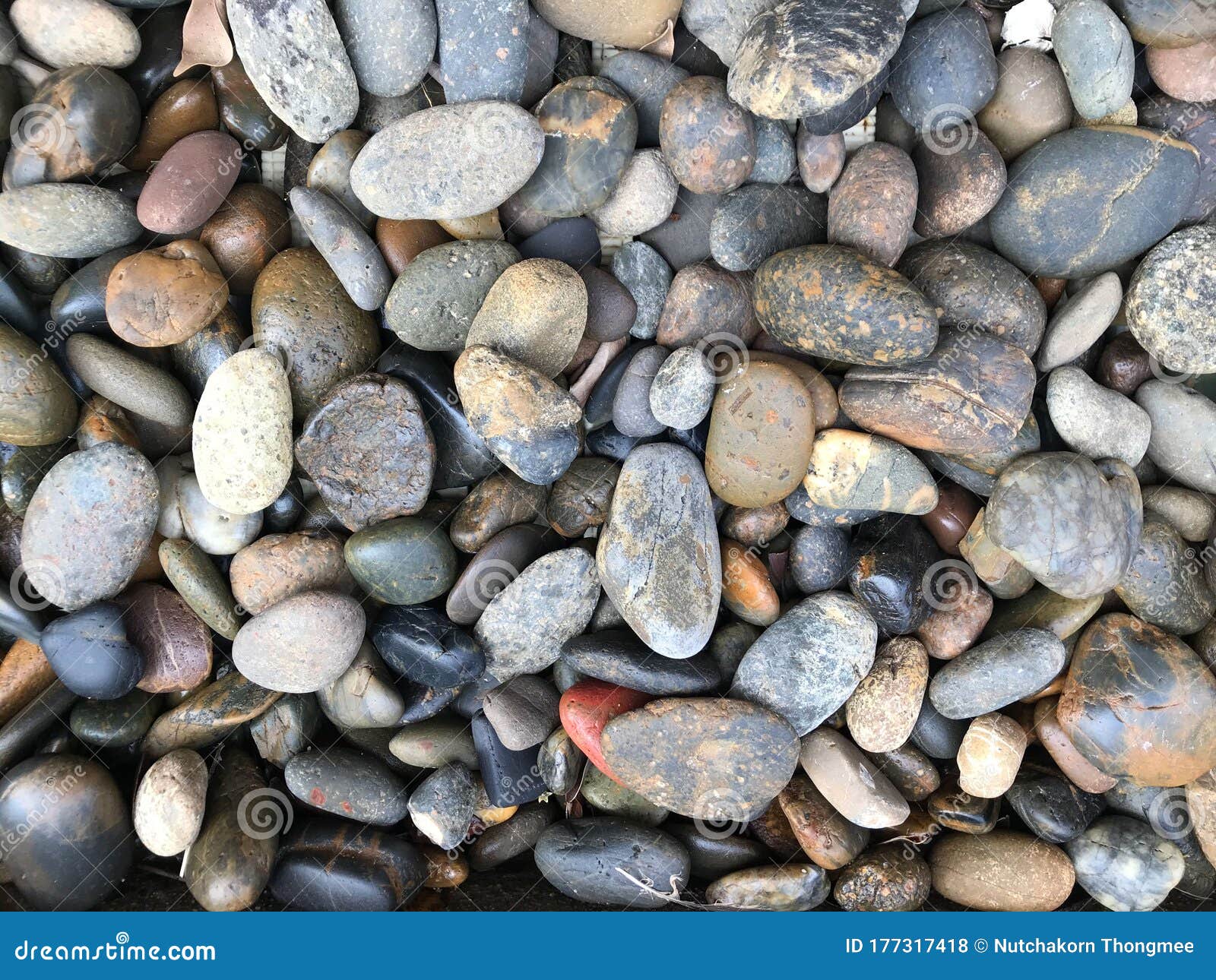 Colorful Stones Laid Together in the Background Stock Photo - Image of ...