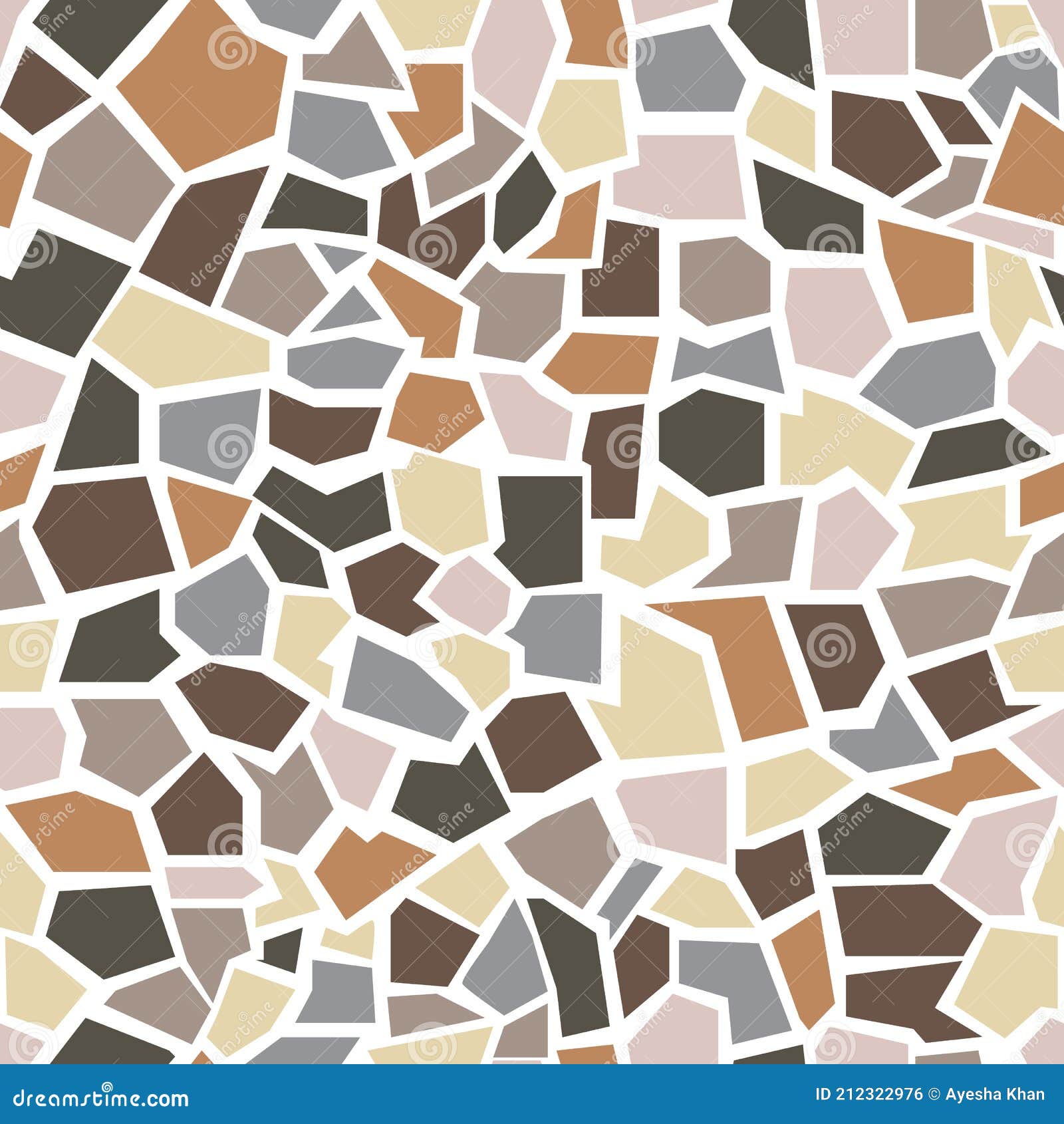 Colorful Stones Seamless Repeating Pattern Stock Vector - Illustration ...