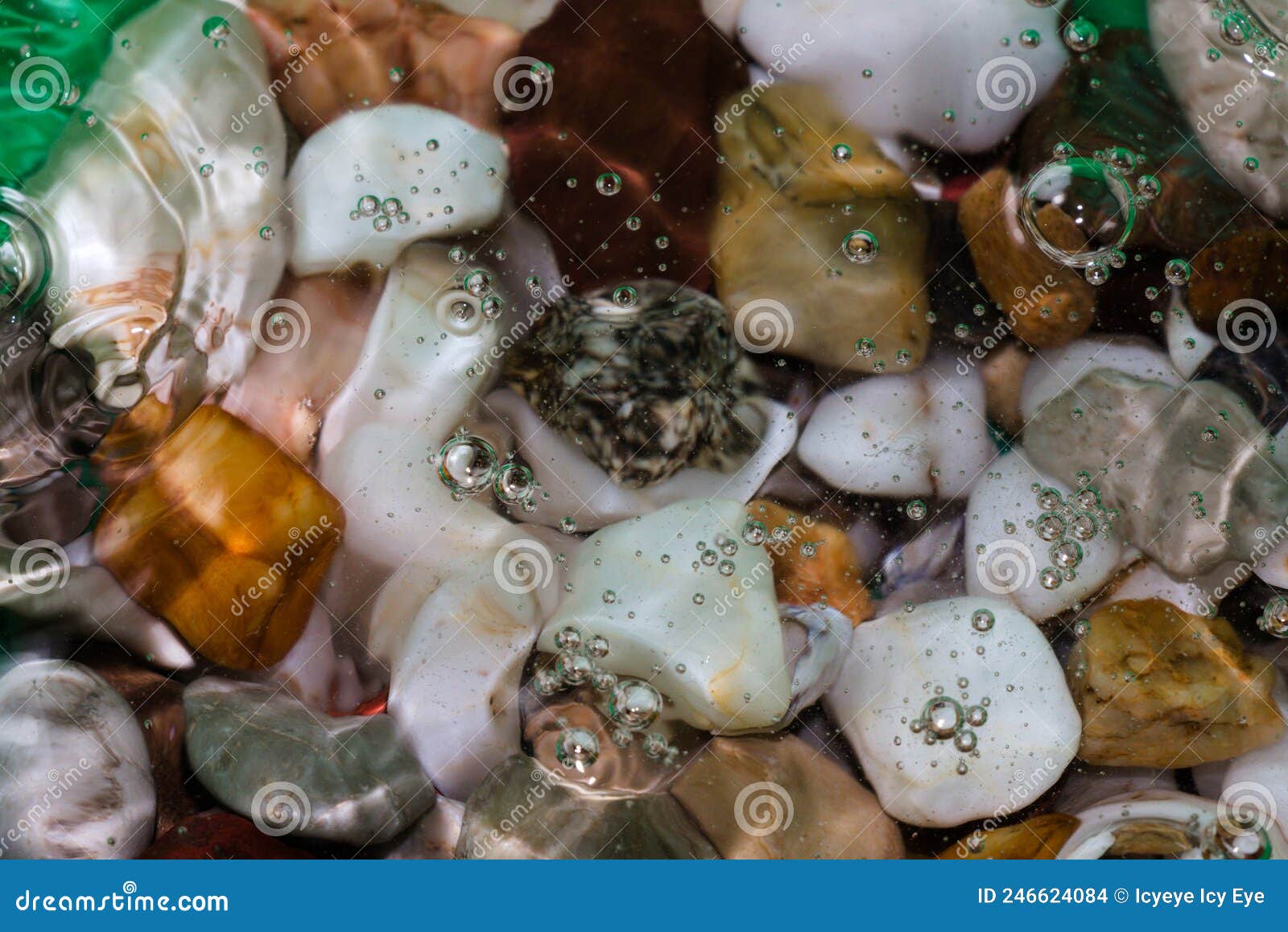 Colorful Stones in the Water Summer Concept Stock Photo - Image of beef ...