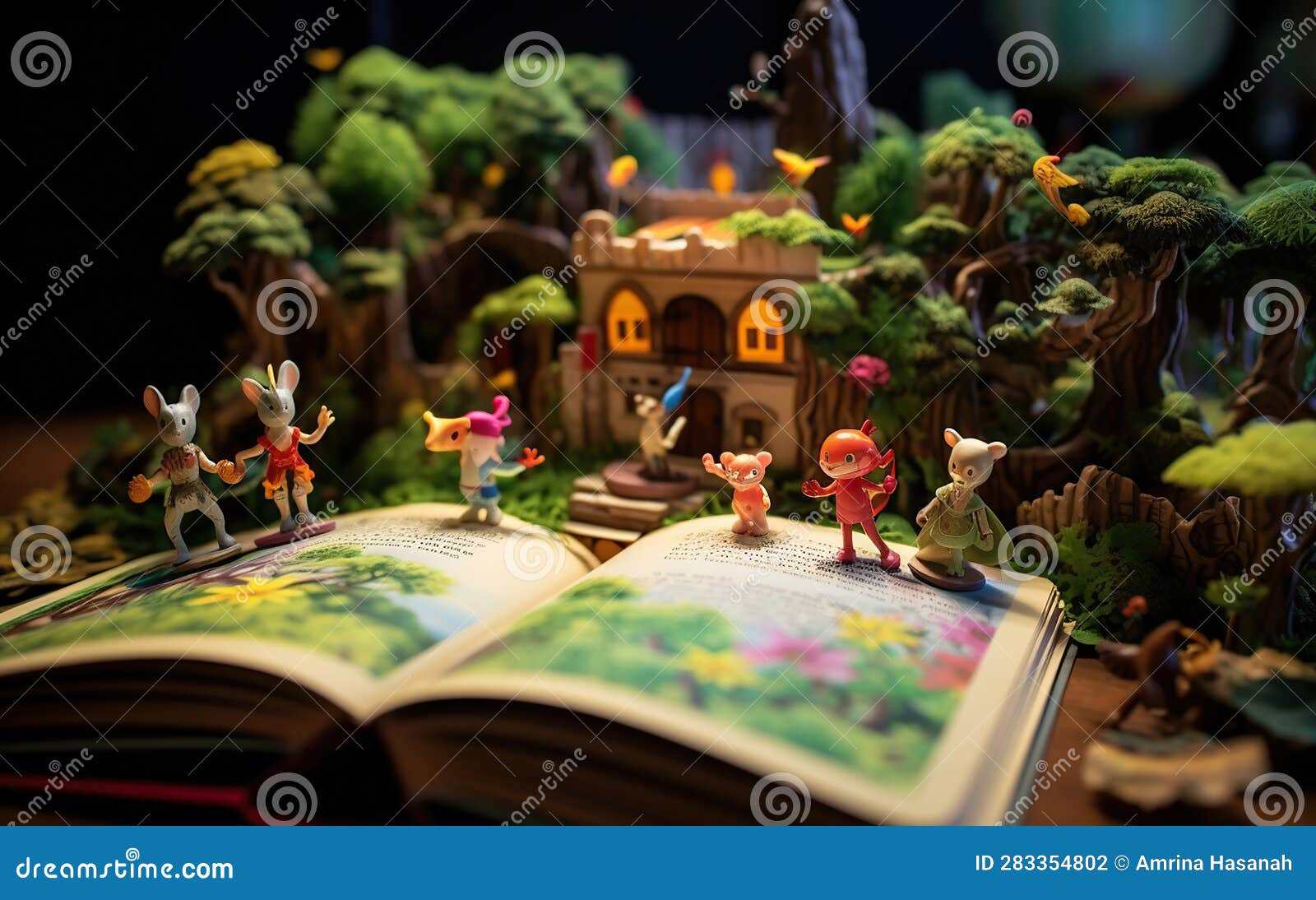 Colorful Storybooks Sparking Learning Adventures. Generative Ai Stock ...