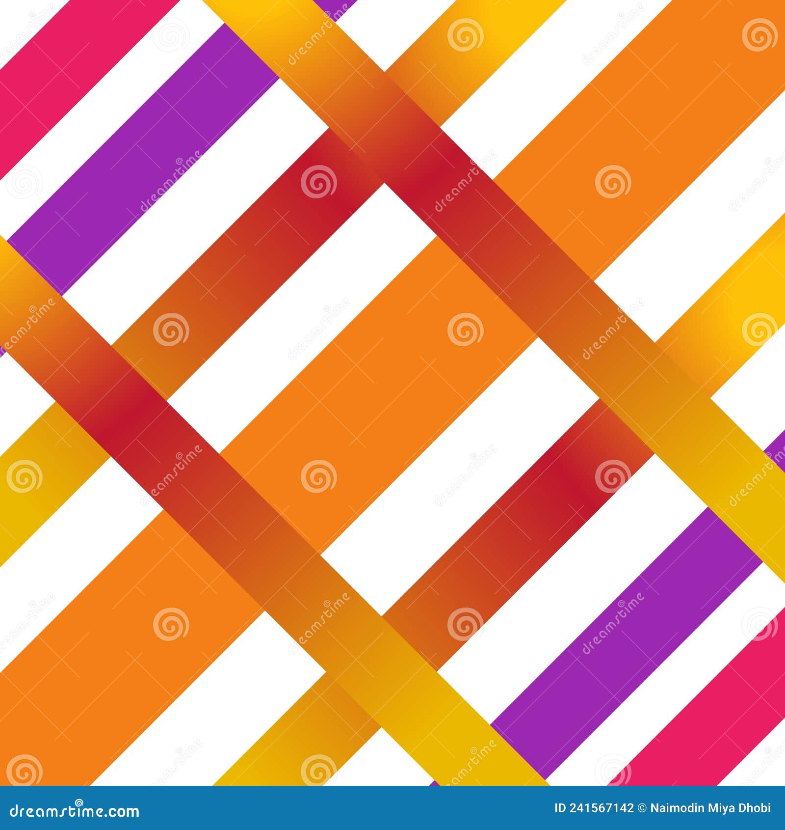 Colorful Straight Line Flag Pattern Abstract Background White Stock ...