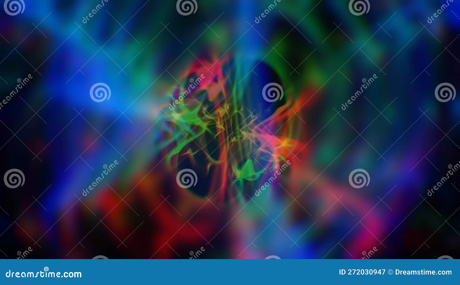 Colorful Strand in Soft Blur Gradient Background Stock Illustration ...