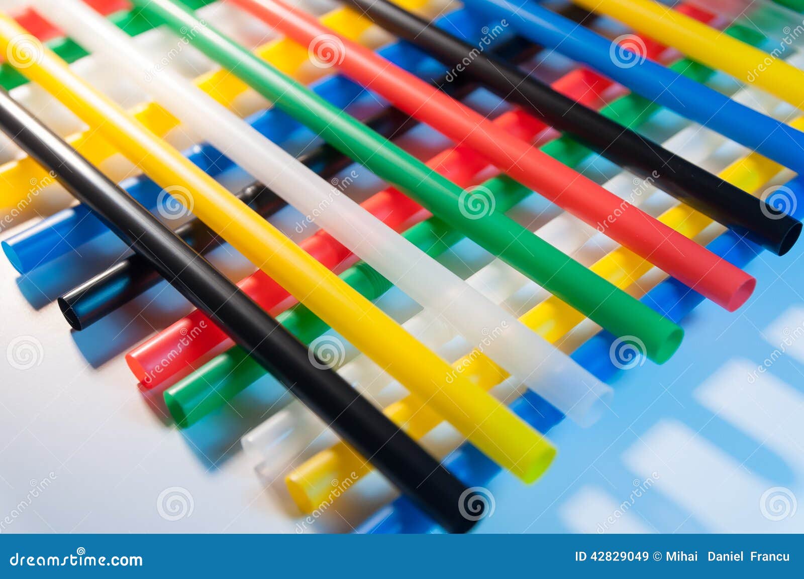 COLORFUL STRAW stock image. Image of depth, straw, line - 42829049