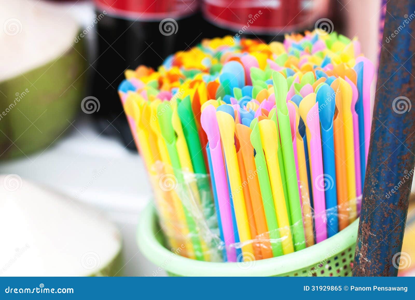 Colorful of straw stock image. Image of orange, bend - 31929865