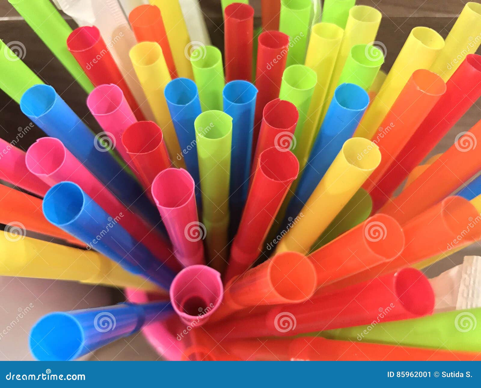 Colorful straw stock image. Image of straw, coffee, tube - 85962001