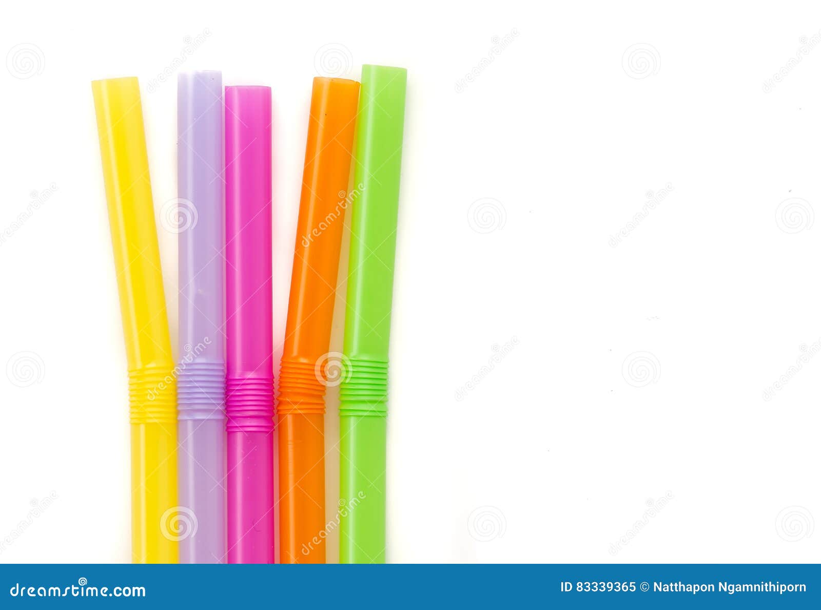 Colorful straw stock image. Image of pipe, plastic, white - 83339365