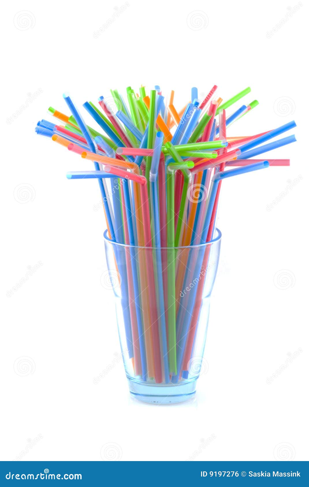 Colorful straws. stock photo. Image of bend, color, beverage - 9197276