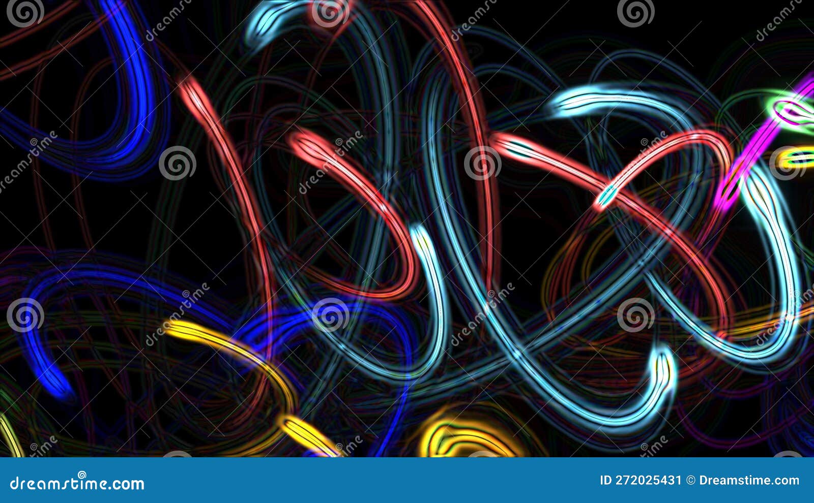 Colorful Streak in Dark Background Stock Illustration - Illustration of ...