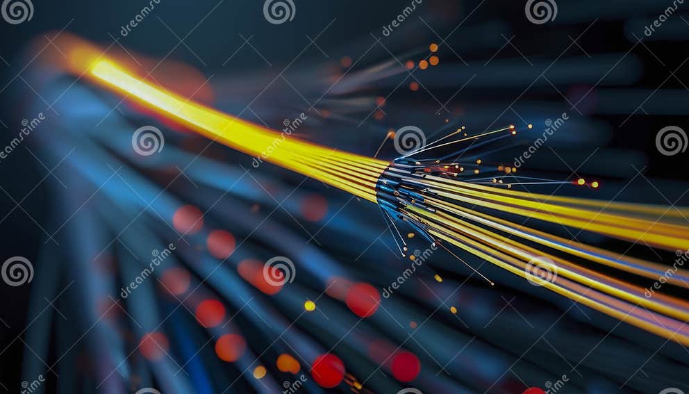 Colorful Streams of Light Create a Dynamic Visual Display with ...