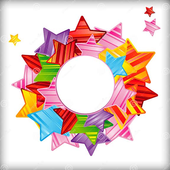 Colorful Striped Stars Background, Abstract Design Pattern, Bright ...