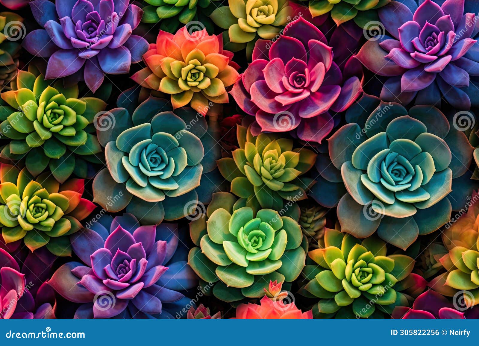 Colorful Succulent Background Stock Photo - Image of purple, outdoors ...
