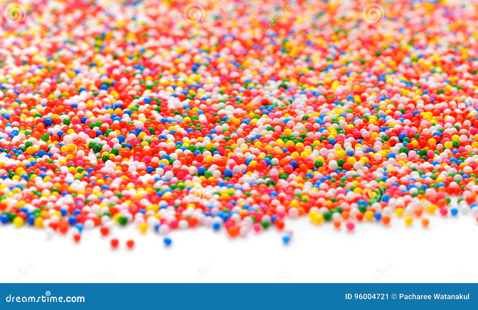 Colorful Sugar Sprinkles-Rainbow Colored Stock Image - Image of ...