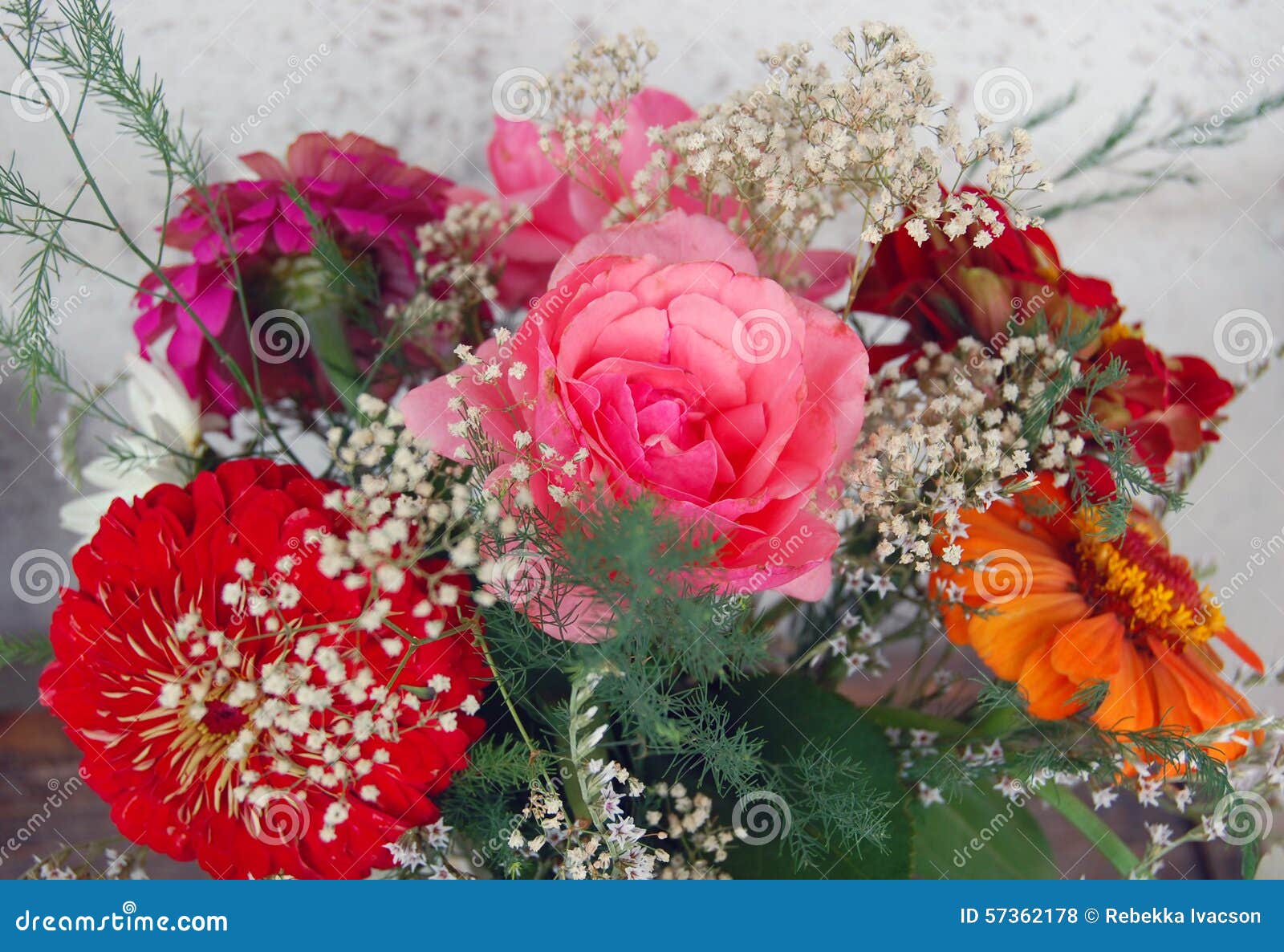 Colorful summer flowers stock photo. Image of indoor - 57362178