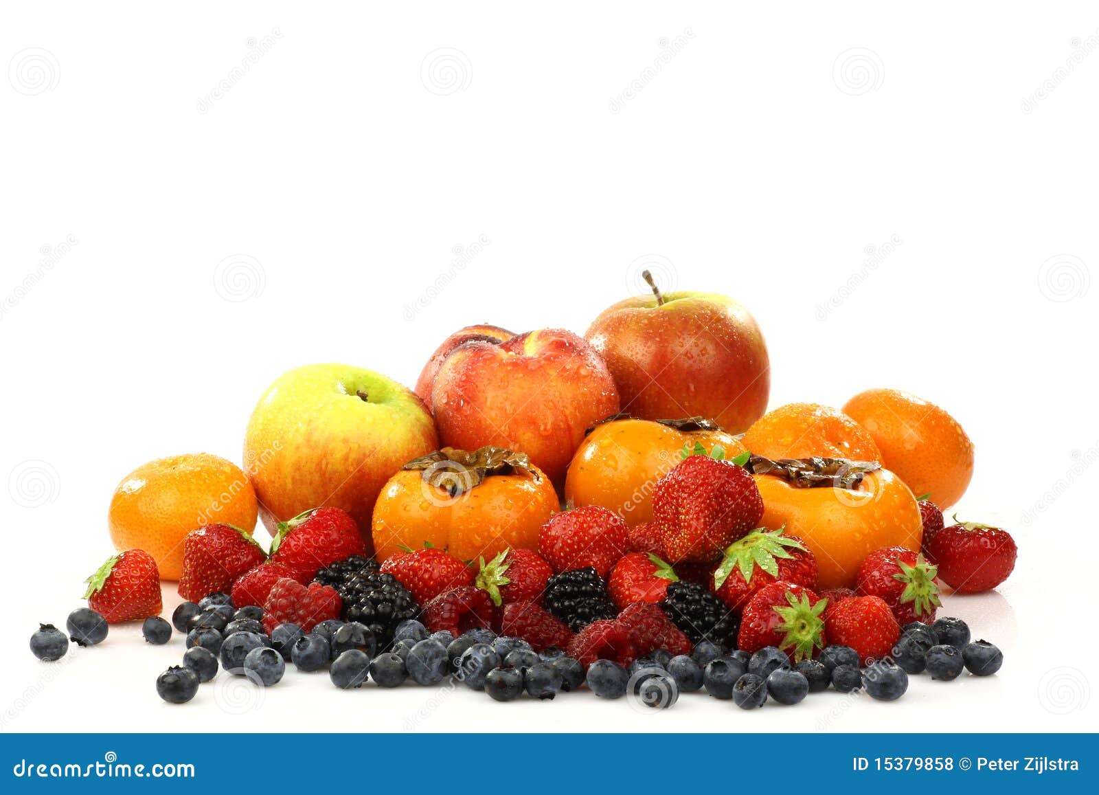 Colorful Summer Fruit Collection Stock Photo - Image of blue, isolated ...