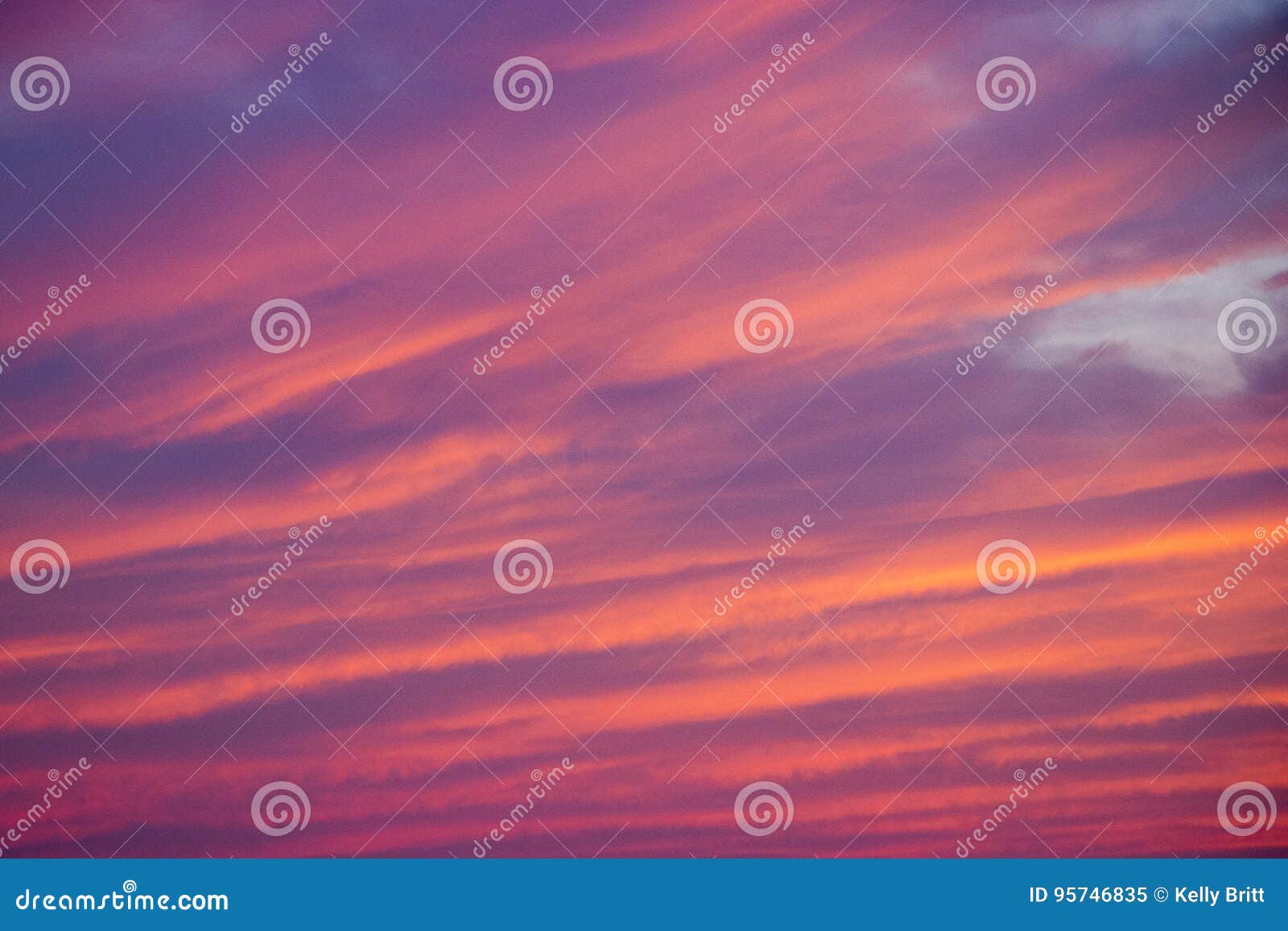 Colorful Summer Sunset Texture Stock Image - Image of clouds, long ...