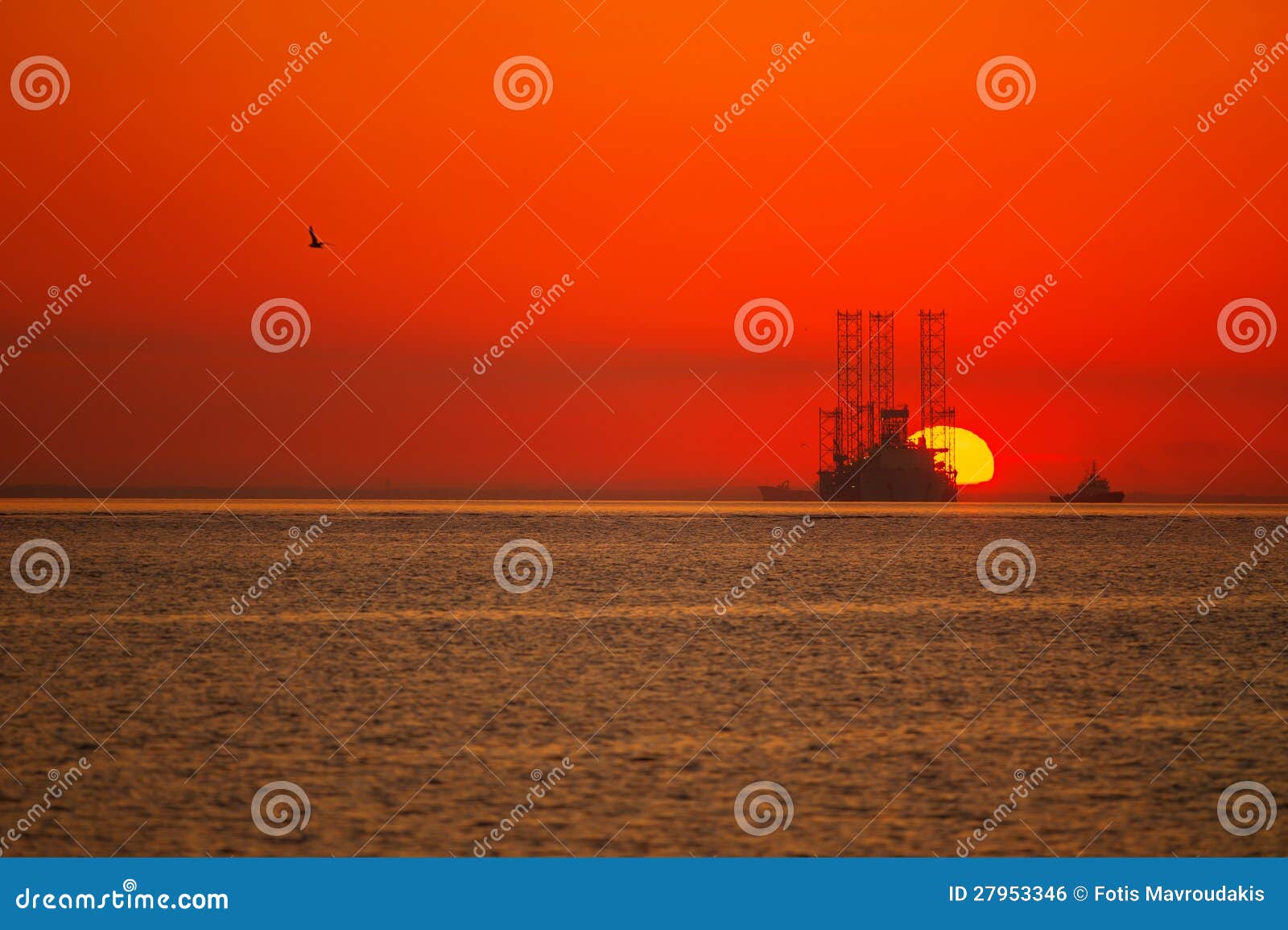 Colorful sun rising stock photo. Image of freight, boat - 27953346