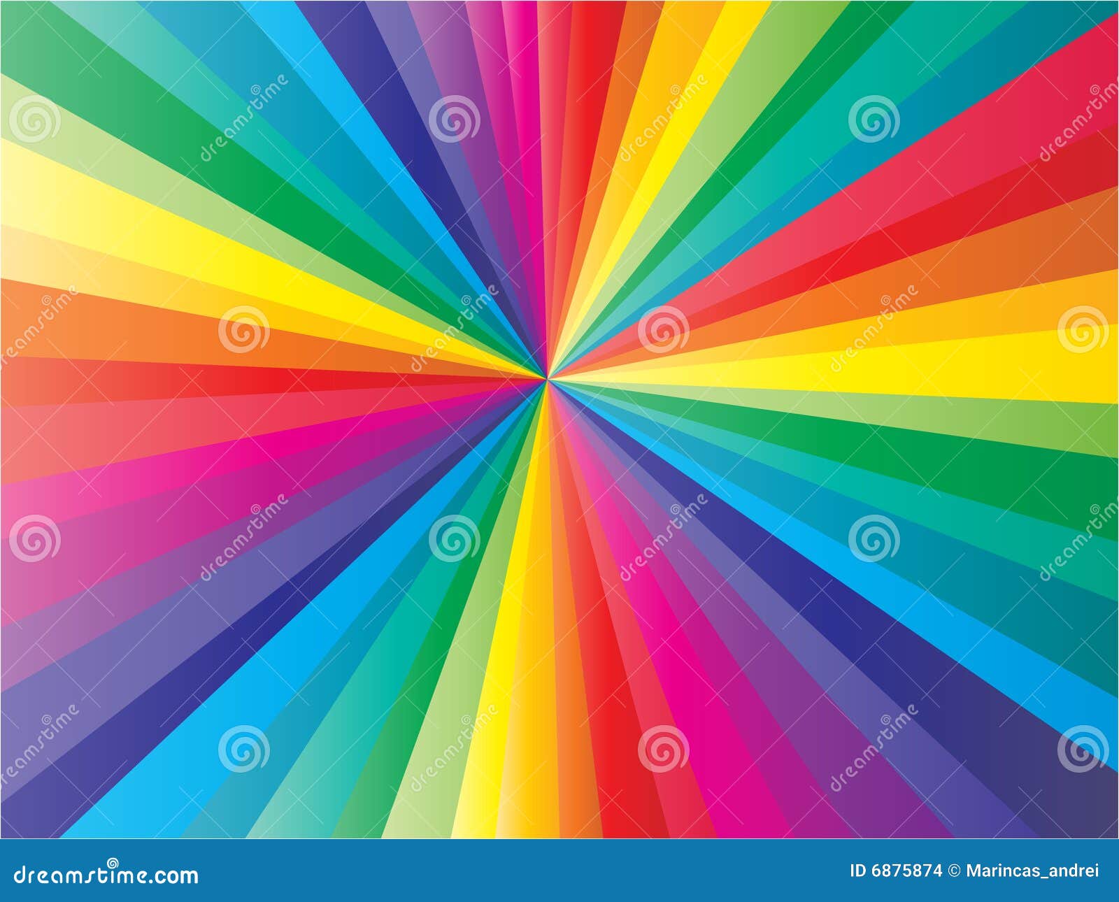 Colorful sunbeam stock vector. Illustration of spectrum - 6875874