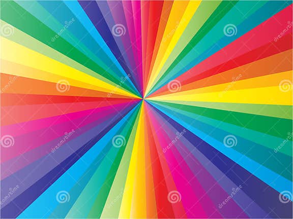 Colorful sunbeam stock vector. Illustration of spectrum - 6875874