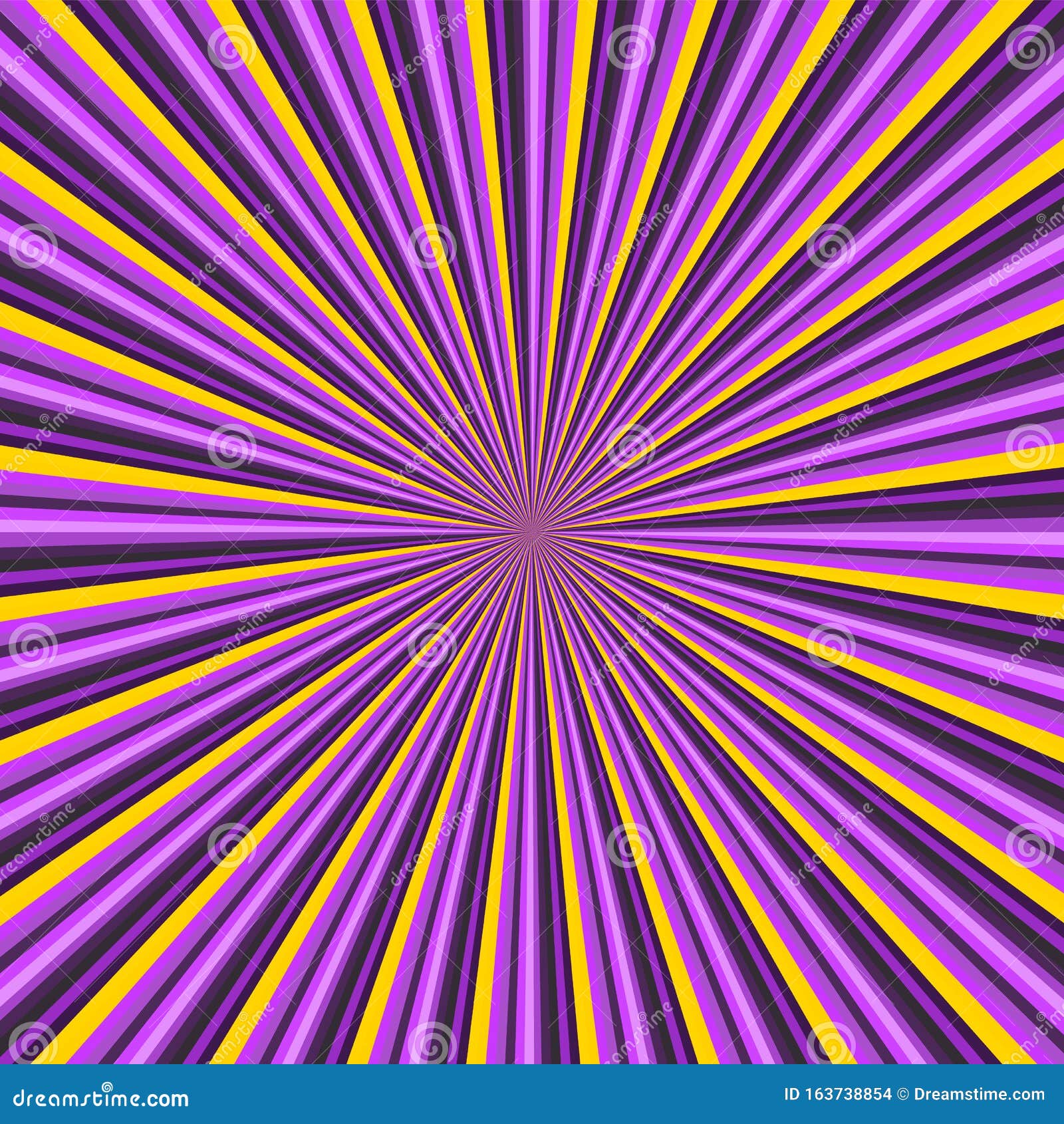 Colorful Sunburst Background. Ray Vector Illustration. Eps 10 Stock ...