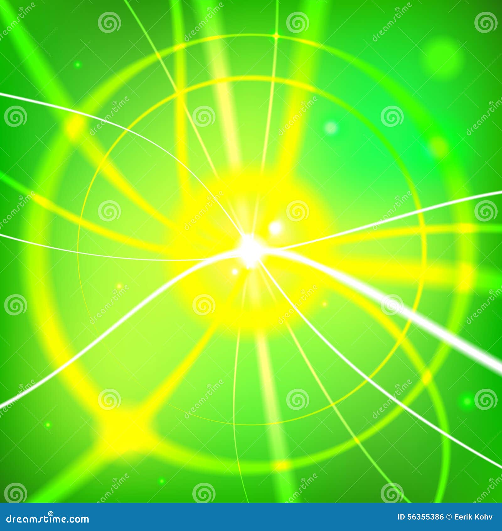Colorful Sunburst - Editable Vector Graphic Stock Vector - Illustration ...