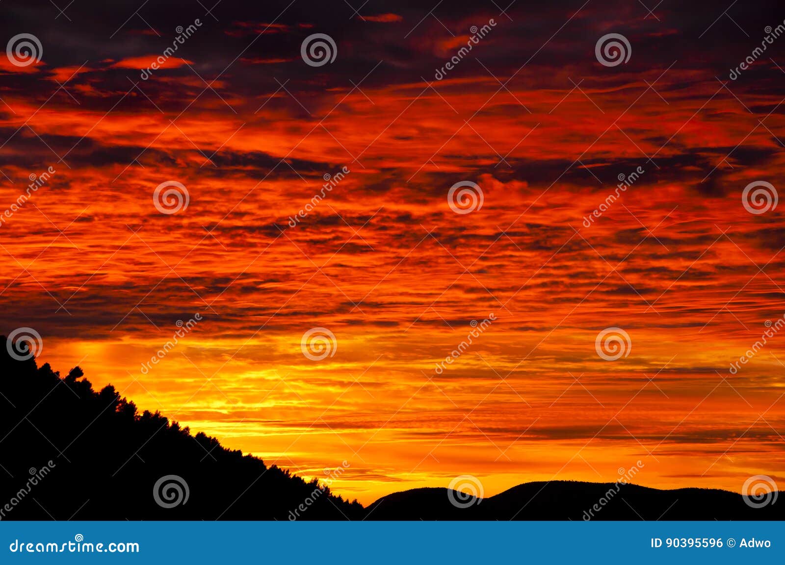 Colorful Sunset - Atlas Mountains - Morocco Stock Photo - Image of ...