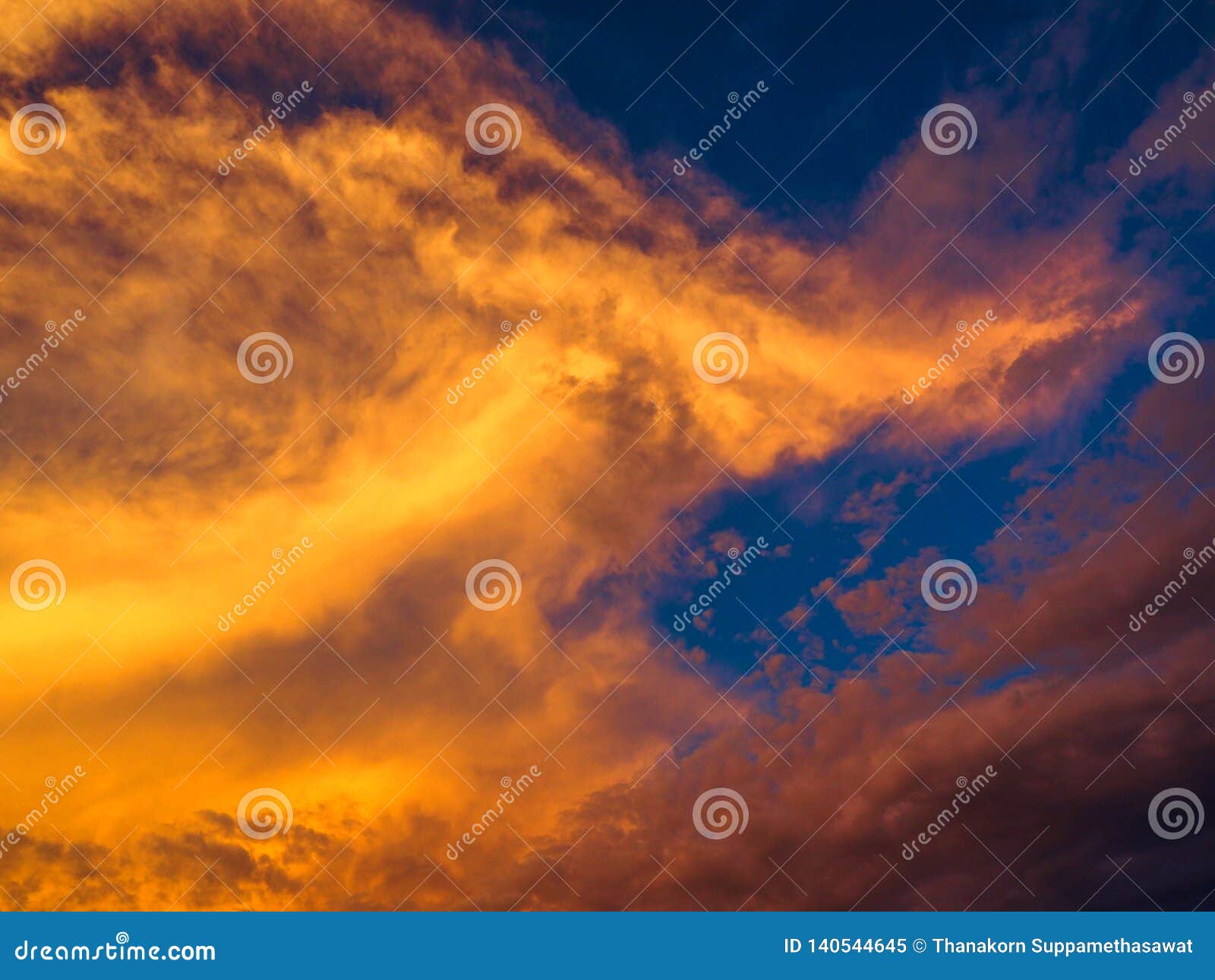 Colorful Sunset. Multicolored Sky Stock Image - Image of night ...