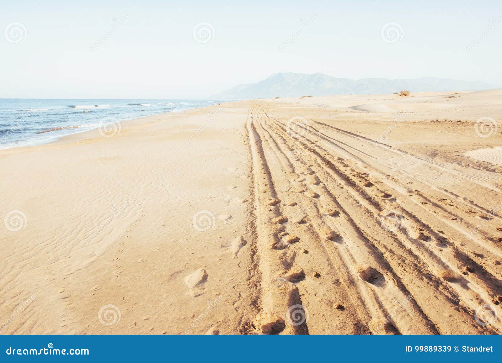 Colorful Sunset Over Mysterious Desert in Turkey Stock Image - Image of ...