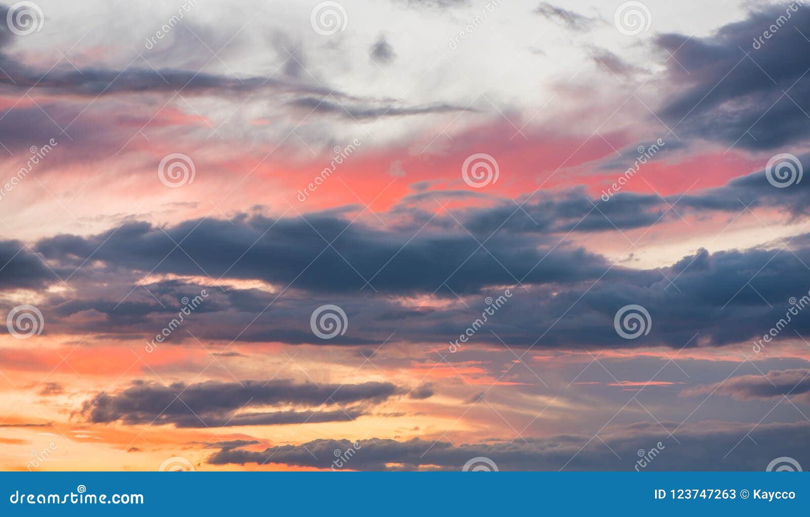 Sunset Sky Background stock image. Image of clouds, beautiful - 123747263