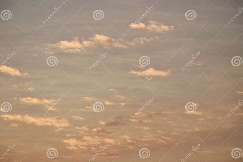Colorful Sunset Sky Background and Texture in Evening Stock Image ...
