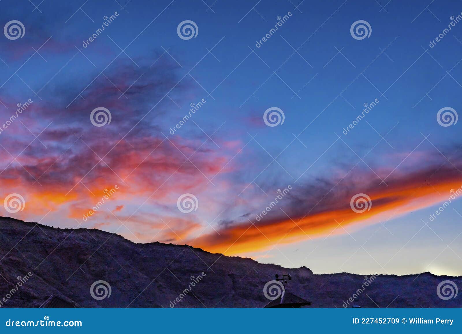 Sunset Sky Moab Utah stock image. Image of blue, clouds - 227452709