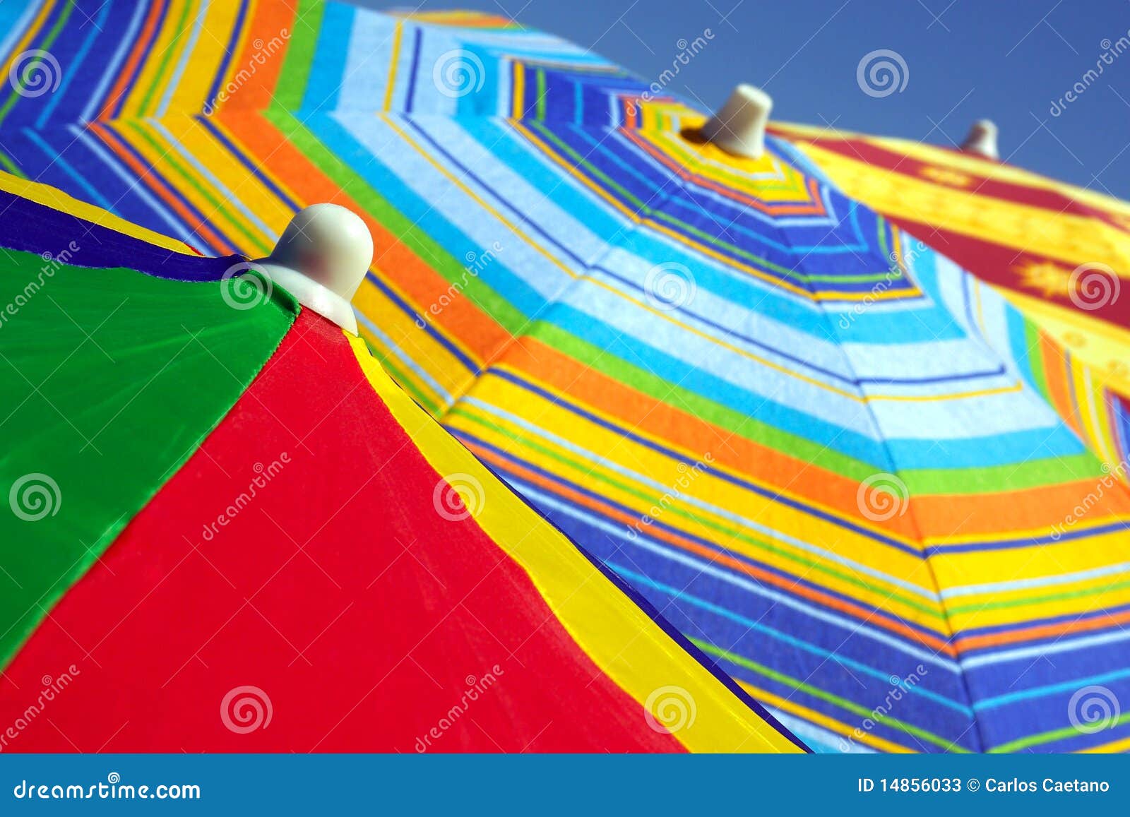 Colorful Sunshades stock image. Image of beach, color - 14856033