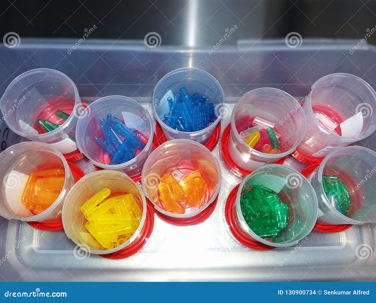 Colorful Surgical Instrument Protector Stock Photo - Image of blue ...