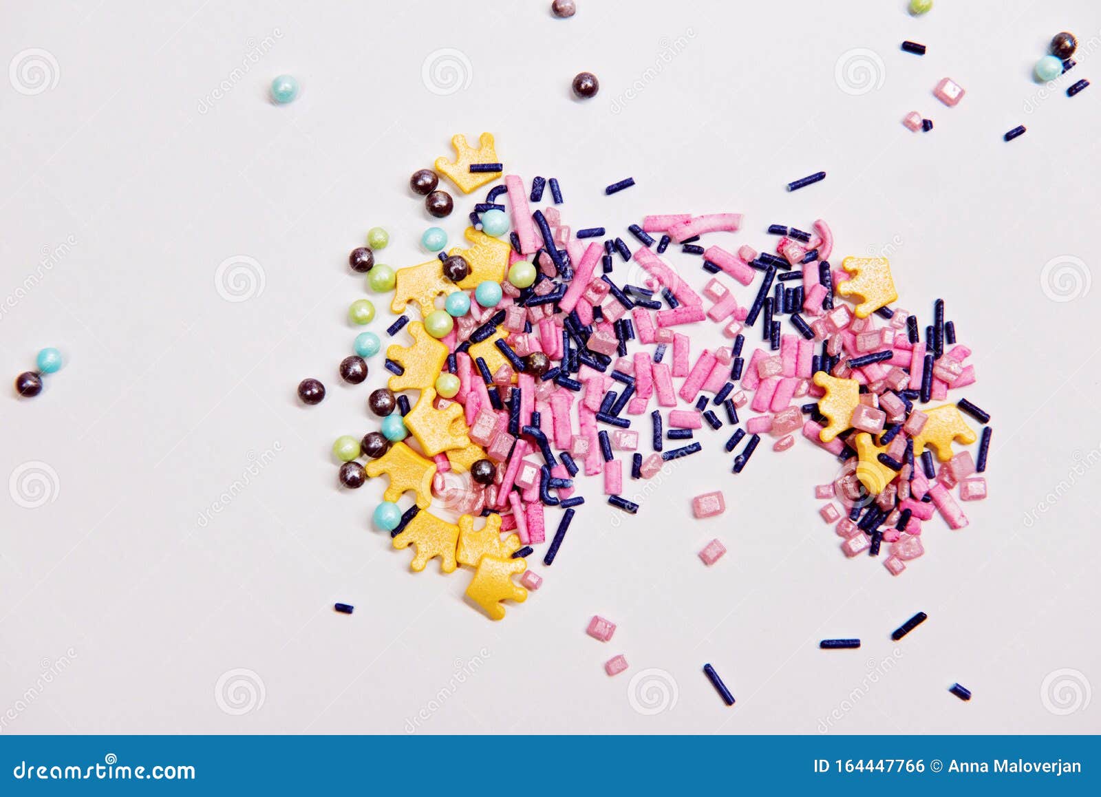 Colorful Sweet Background with Colorful Sprinkle Stock Photo - Image of ...