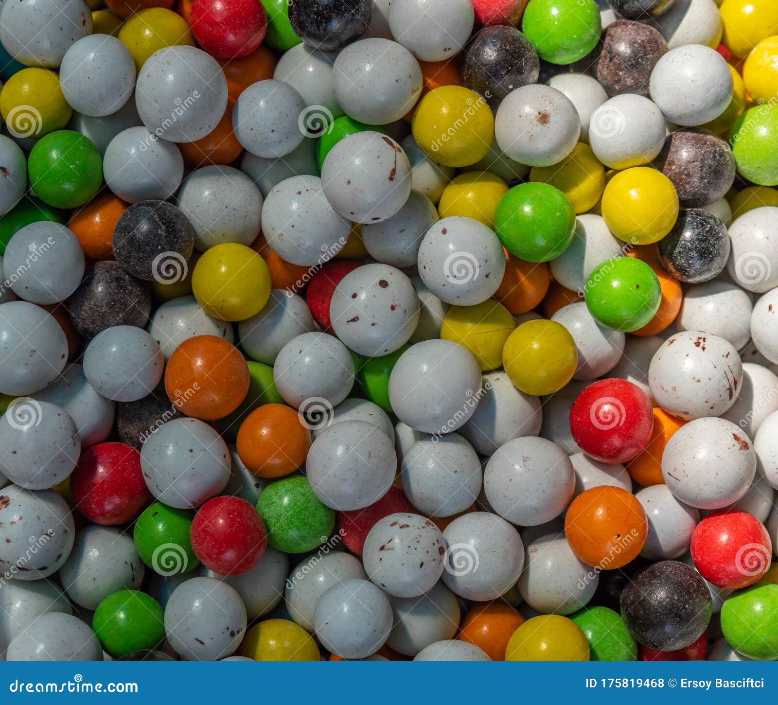 Colorful Sweet Circle Shape Yummy Candy Balls Stock Photo - Image of ...