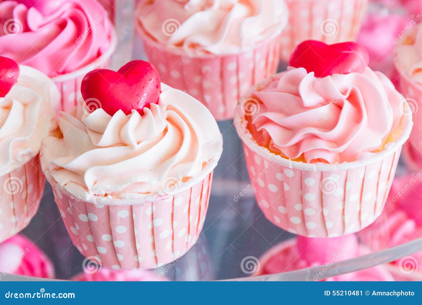 Colorful of Sweet Cup Cake. Stock Image - Image of dessert, junk: 55210481