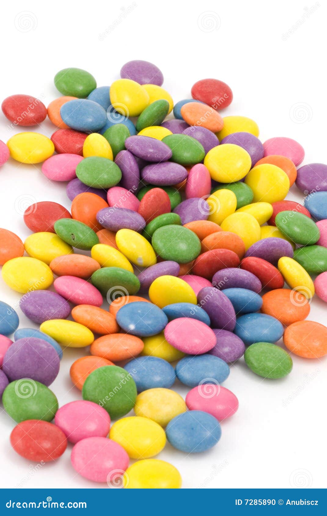 Colorful sweet smarties stock photo. Image of colors, chocolate - 7285890