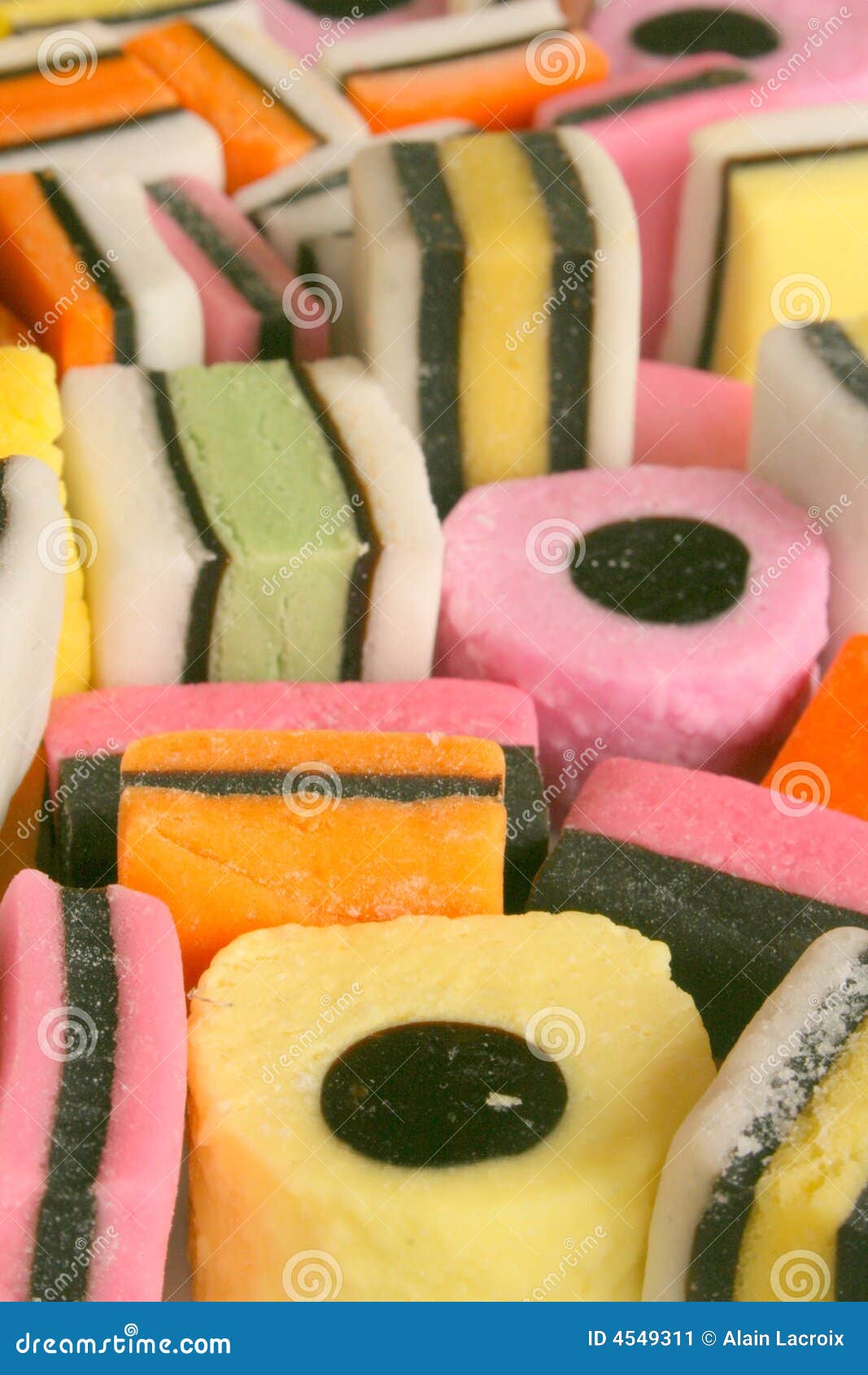 Colorful sweets stock image. Image of confect, black, children - 4549311